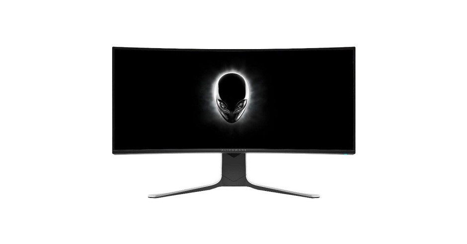 Monitor LED Alienware AW3420DW Curbat 34 inch 2 ms Black G-Sync 120 Hz ...
