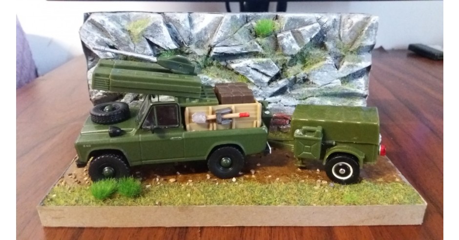 Diorama ARO 240 1972 ARMATA - DeAgostini Masini de Legenda, scara 1/43 ...