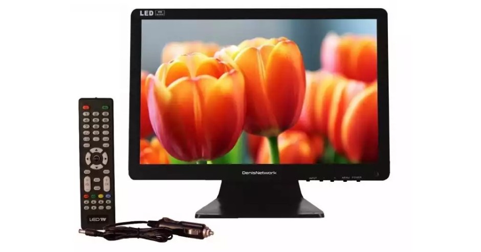 Televizor Auto Portabil LED HD 40cm (16") 12V/220V - Rulota, Camion ...