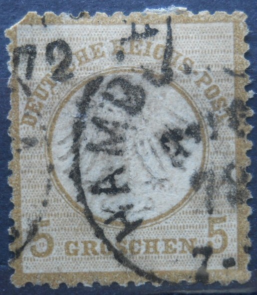 1872 GERMANIA 5Gr. STAMPILAT, SCUT MIC | Okazii.ro