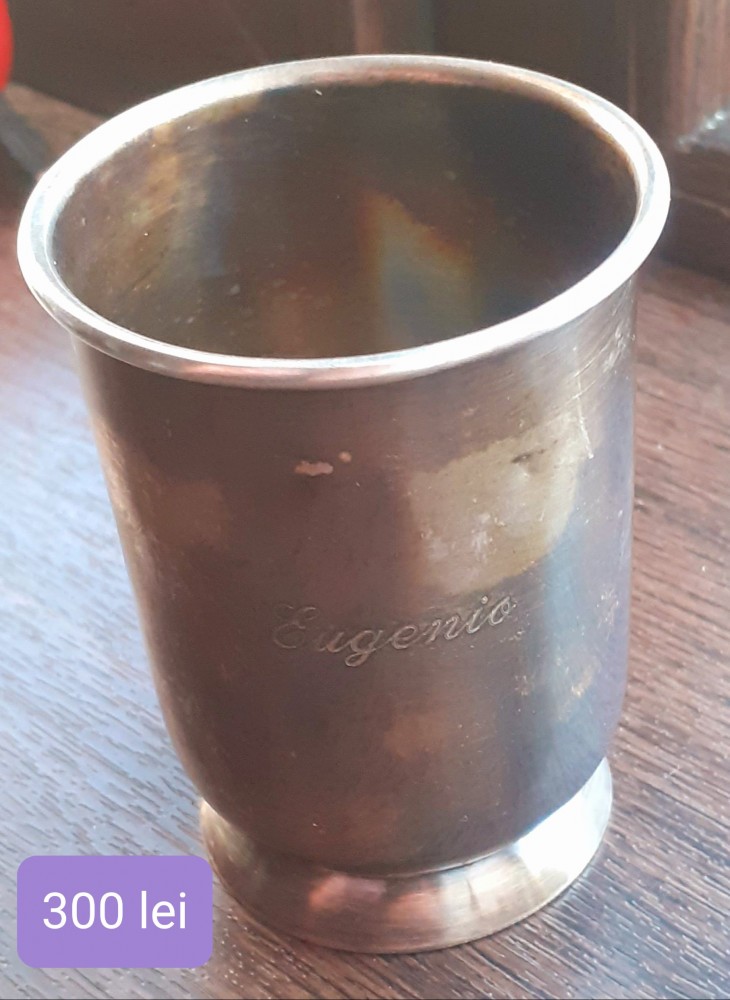 PAHAR (POCAL) DIN ARGINT VINTAGE - DABBENE MILANO, STANTA 800, GRAVAT ...