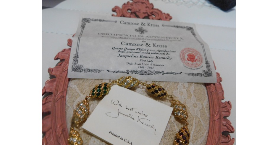 Bratara noua, replica bratarii lui Jaqueline Bouvier Kennedy , made in ...