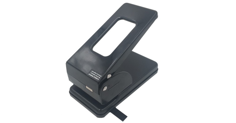 Perforator profesional 60 coli, perforatii 6 mm, metalic, rigla, heavy ...