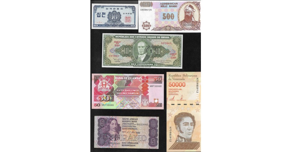 Set #56 15 bancnote de colectie (cele din imagini), Asia | Okazii.ro