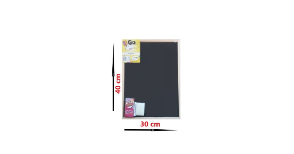 Tabla din lemn pentru copii,desenat si colorat, 30x40 cm, crete,burete ...