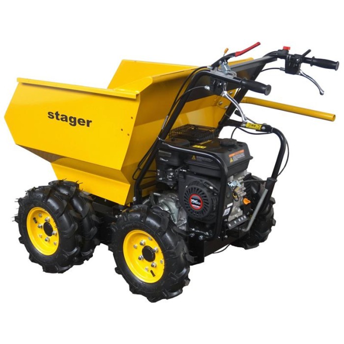 Roaba cu motor termic Stager RMT500, 6.5CP, 500kg, 6 roti | Okazii.ro