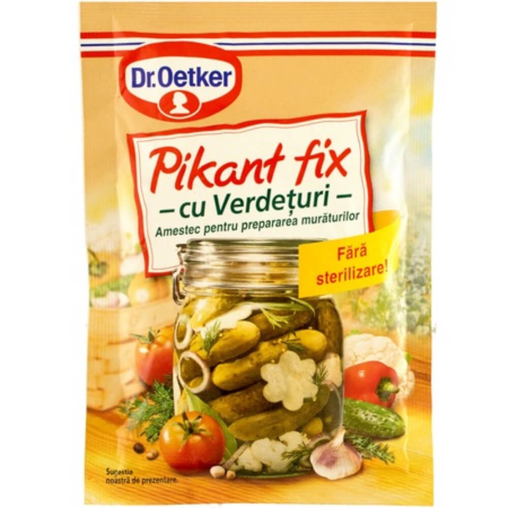 Pikant Fix cu Verdeturi DR. OETKER, Ideal pentru Muraturi, 100 g ...