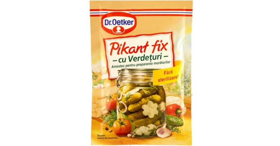 Pikant Fix cu Verdeturi DR. OETKER, Ideal pentru Muraturi, 100 g ...