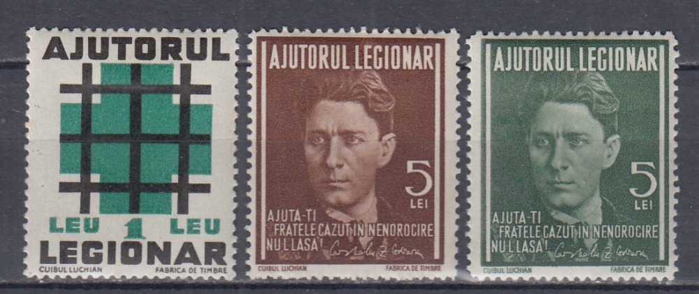 ROMANIA 1940 AJUTORUL LEGIONAR SERIE SARNIERA | arhiva Okazii.ro