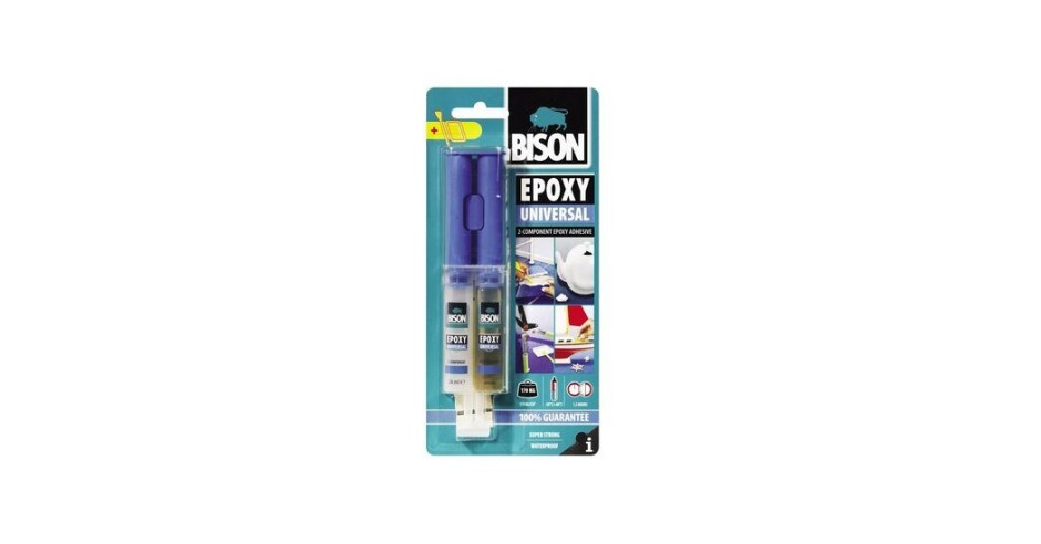 Adeziv epoxidic bicomponent universal BISON Epoxy Universal, 2 x 12ml ...