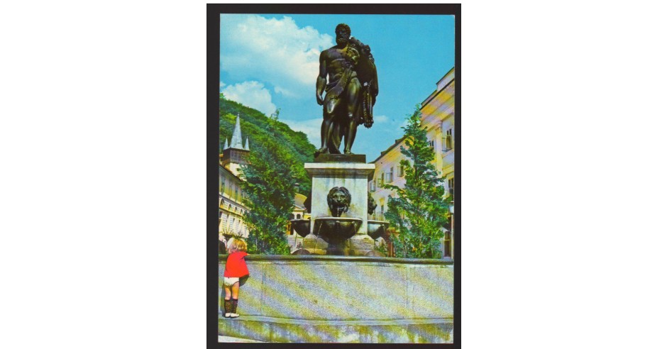 CPIB 22303 - CARTE POSTALA - BAILE HERCULANE. STATUIA LUI HERCULES ...