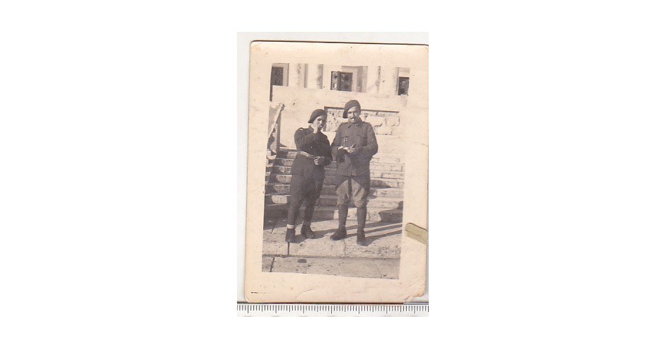 Bnk foto - Vanatori de munte - amintire din Balaklava - 1944, Alb-Negru, Romania 1900 - 1950 ...