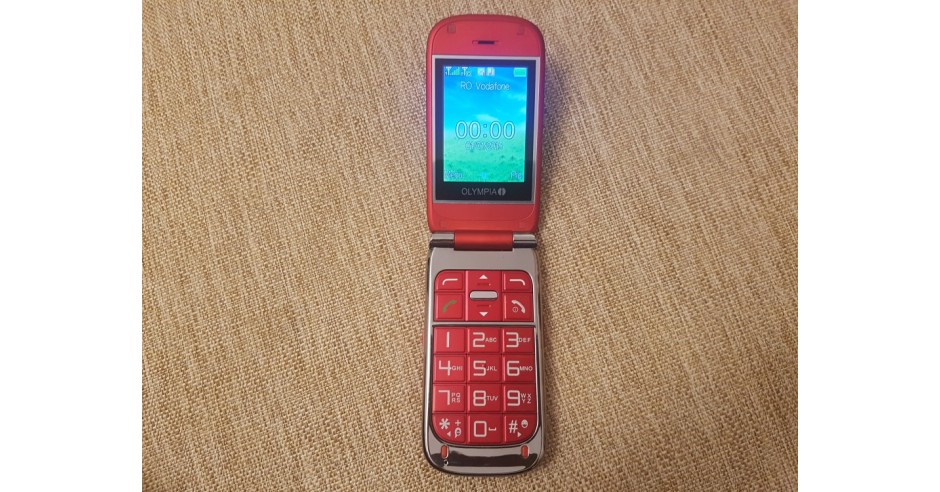 Telefon Dame Clapeta Varstnici Olympia Becoo Plus Rosu Livrare gratuita ...