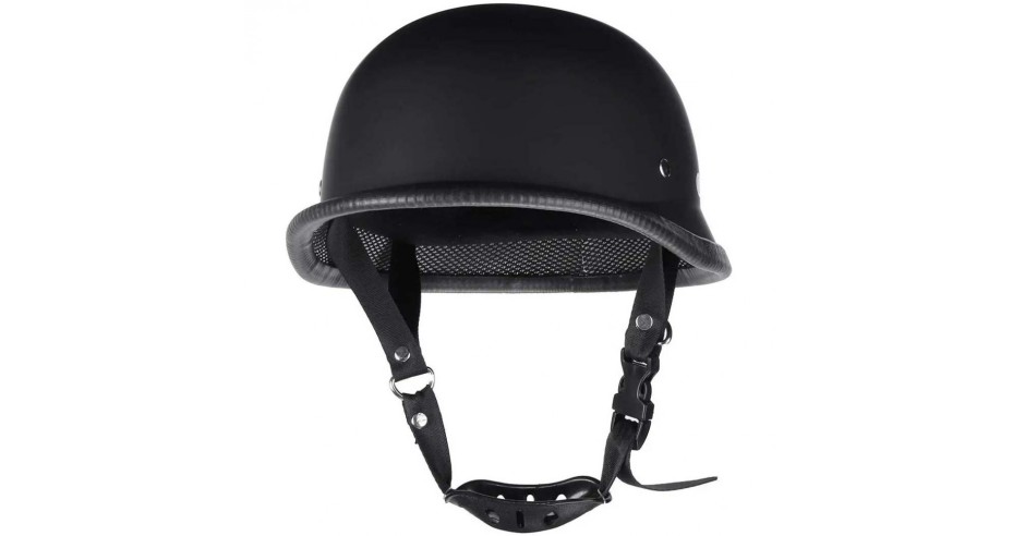 Casca moto Chopper Nazy WW2 Nazist German - Negru Mat - M | Okazii.ro