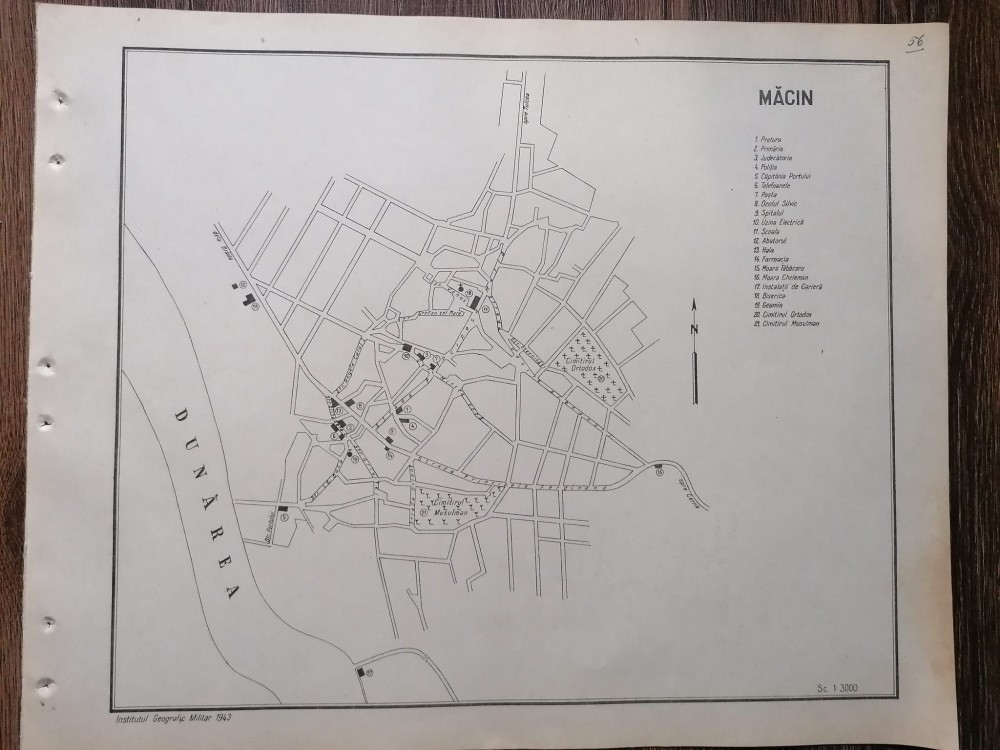 Harta Macin 1943 | arhiva Okazii.ro