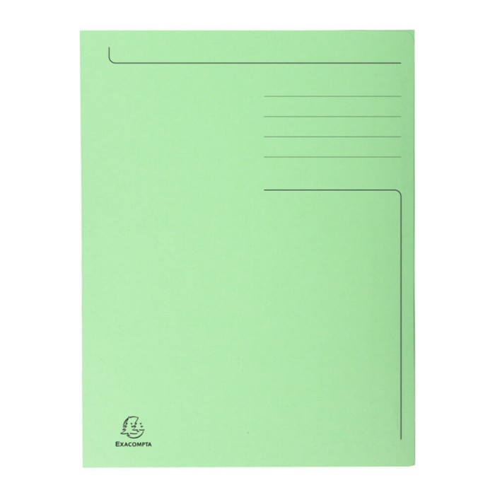 Dosar Carton A4 Plic Exacompta, Verde, Dosar Classic A4, Dosar Format ...