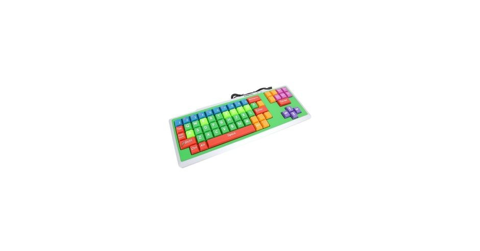 Tastatura PC educationala, colorata pentru copii, USB | arhiva Okazii.ro