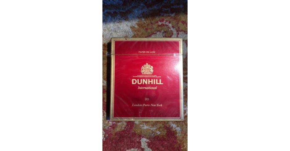 DUNHILL, PACHET DE TIGARI DE COLECTIE, ANII *80 , SIGILAT | arhiva ...