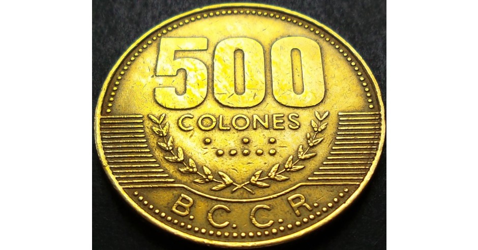 Moneda exotica 500 COLONES - COSTA RICA, anul 2003 *cod 1243, America ...