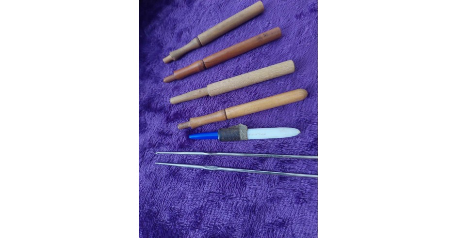 Lot inglite crosetat f.vechi,Set instrumente crosetat inglita/croseta ...