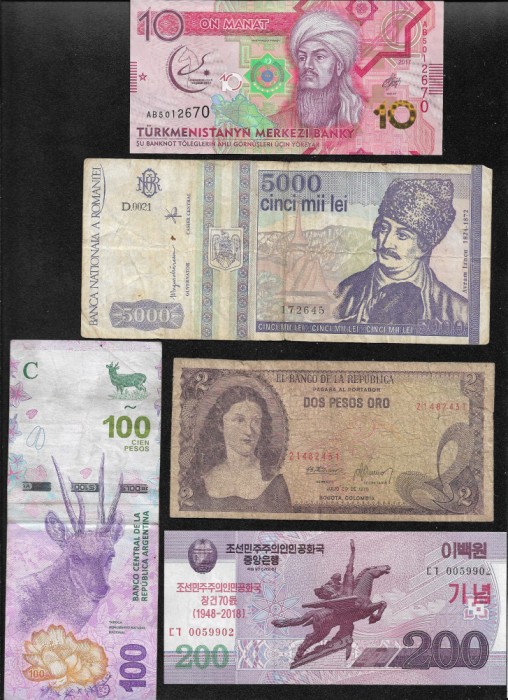 Set #108 15 bancnote de colectie (cele din imagini), Asia | Okazii.ro