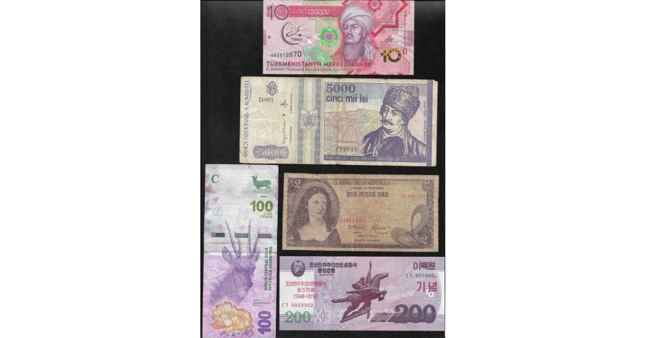 Set #108 15 bancnote de colectie (cele din imagini), Asia | Okazii.ro