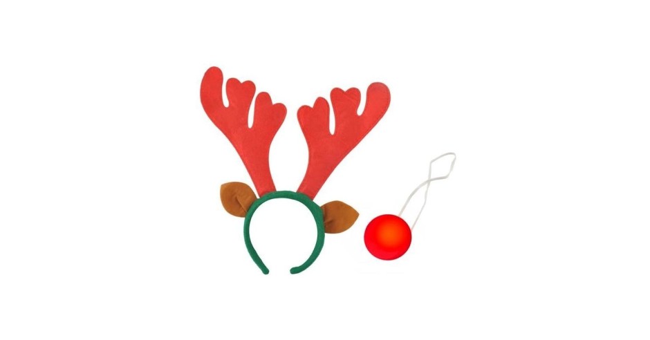 Cornite ren si nas luminos LED RGB, costumatie pentru Craciun | arhiva ...