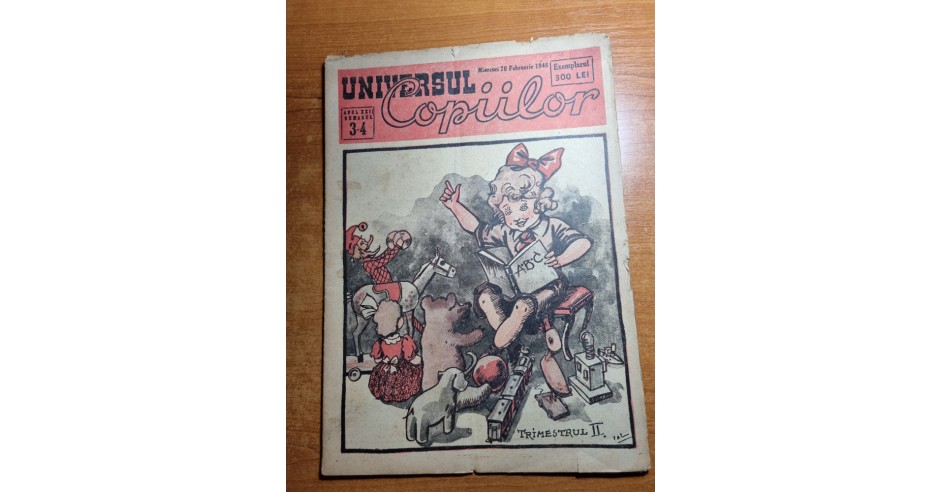 Revista pentru copii - universul copiilor 20 februarie 1946 | Okazii.ro