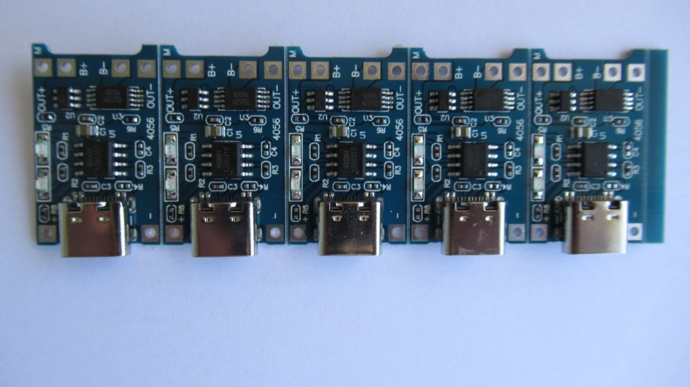 Modul incarcare,protectie BMS 5V 1A Type-C 1S 3.7V Lithium Li-ion 18650 ...