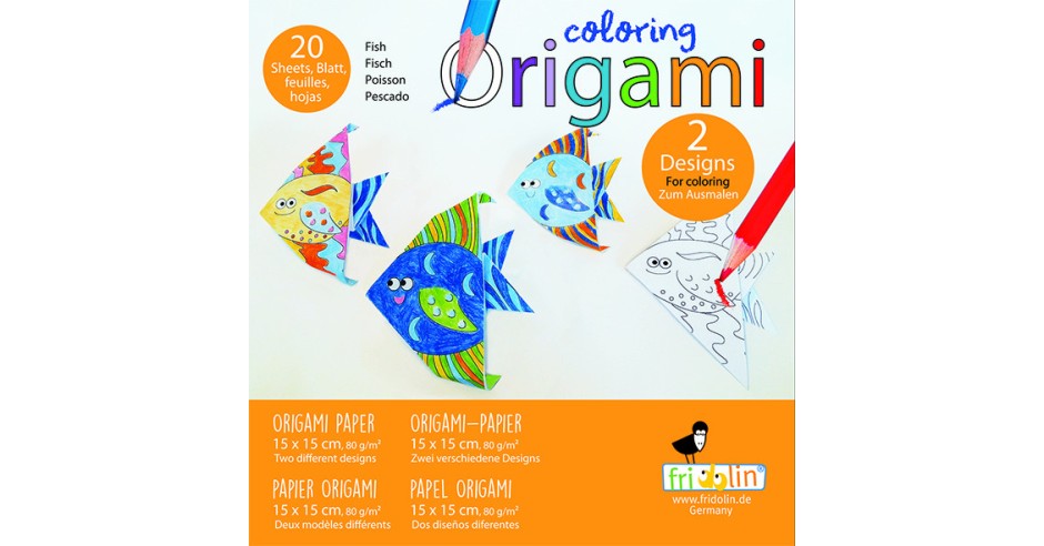 Origami Fridolin, pesti de colorat | arhiva Okazii.ro