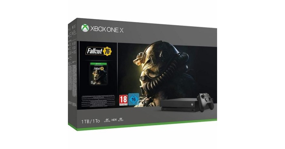 Consola Xbox One X 1TB negru + joc Fallout 76 | arhiva Okazii.ro