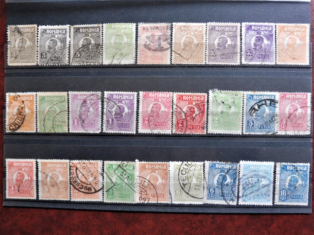 Romania 1920-1925 LP 72 REGELE FERDINAND-UZUALE -Bust mic, Stampilate ...