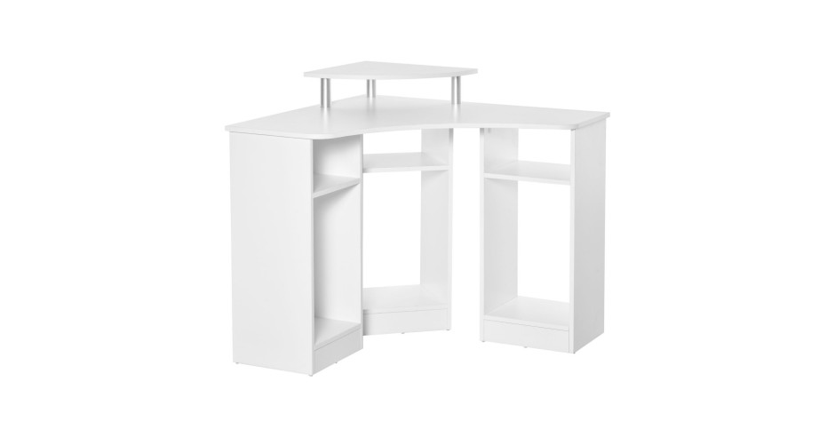 HOMCOM Birou Unghiular cu 3 Sec?iuni, Spa?iu de Lucru pentru Acasa sau ...