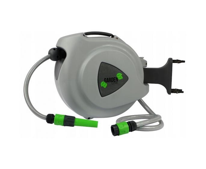 Furtun retractabil automat, cu tambur, pentru gradina, 30 m, 6771 ...
