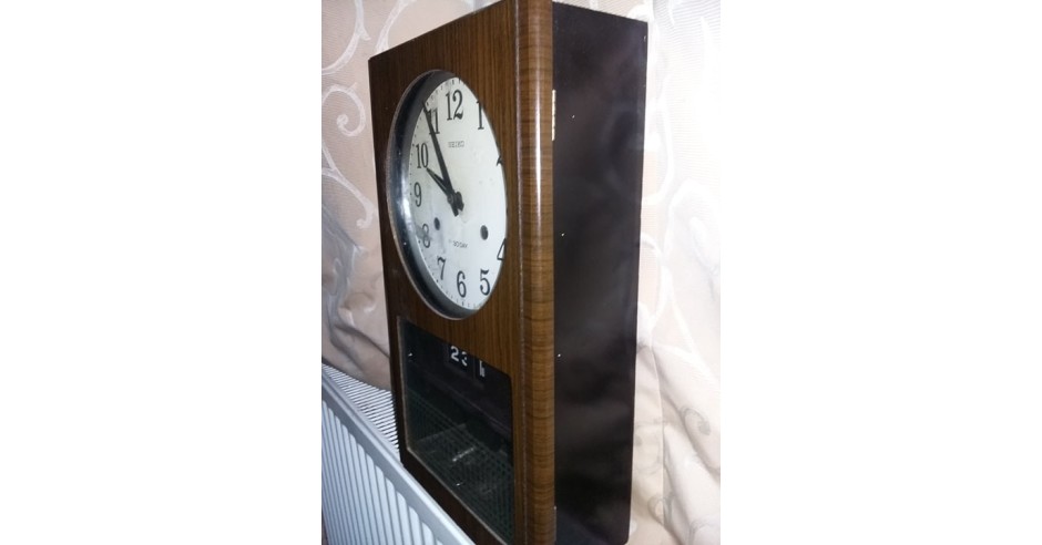 Ceas-perete-japonez-seiko-30-day-de-colectie-rar-pendula-mecanic-vechi ...