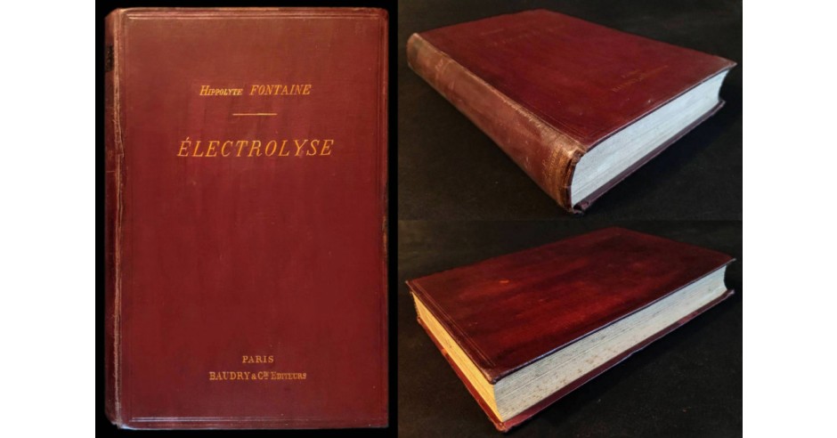 1892 Tratat Practic ELECTROLIZA ELECTROPLACARE 439pg Aurire Argintare ...