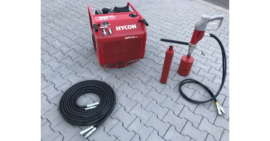 Grup Hidraulic HYCON HPP 14 F si Masina de Carotat HCD 50-200 ...