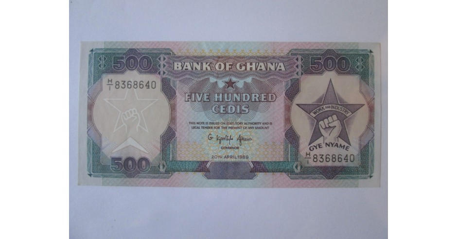 Ghana 500 Cedis 1989 UNC | arhiva Okazii.ro