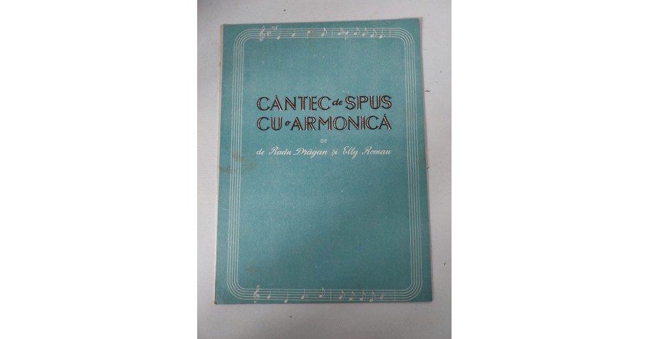 Partitura Cantec de spus cu o armonica, Radu Dragan si Elly Roman ...
