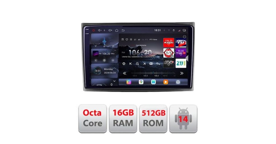 Navigatie Volvo XC90 2002-2014 Qled 2K Octa Core 16+512 LTE 4G DSP Wifi ...