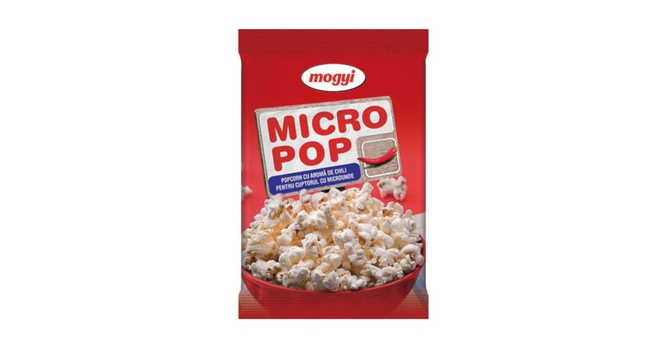 Micro Pop Mogyi, Chili, 100 g, Popcorn pentru Cuptorul cu Microunde ...