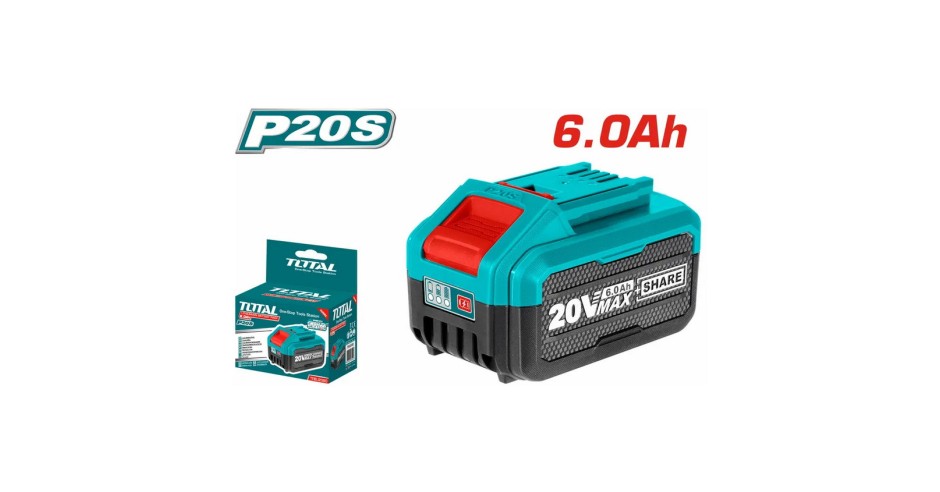 Acumulator, indicator nivel incarcare cu led, 20V, 6Ah, Industrial ...