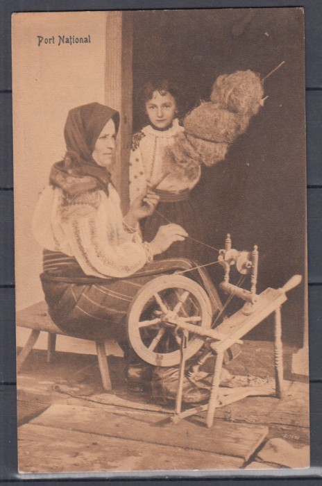 PORT NATIONAL ROMAN COSTUM TARADITIONAL TARANCA TORCAND CIRCULATA 1912 ...