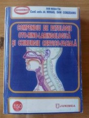 Compendiu de patologie orto-rino-laringologica si chirurgie cervico ...