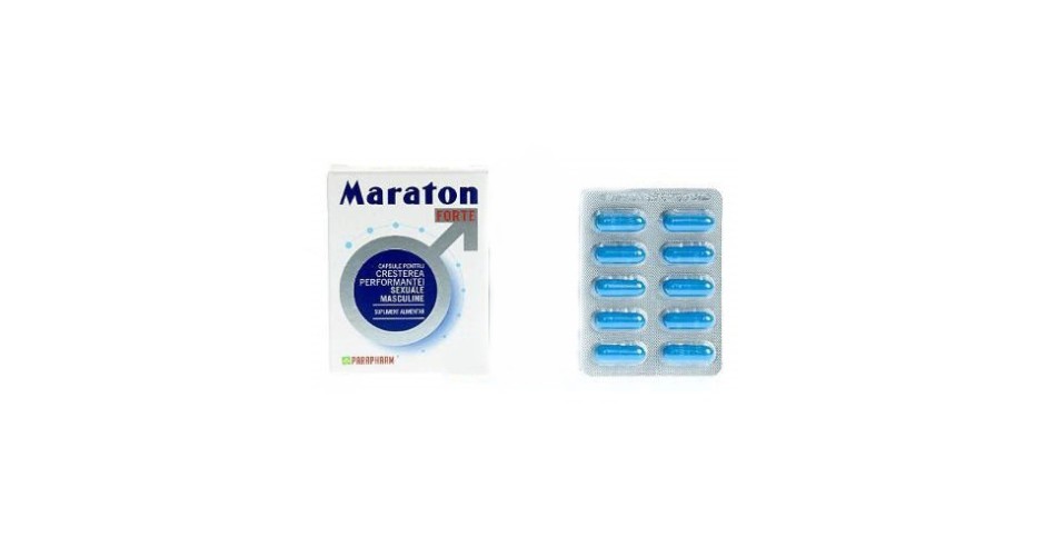 Supliment alimentar, Potenta Barbati, Maraton Forte 10 cps | arhiva ...