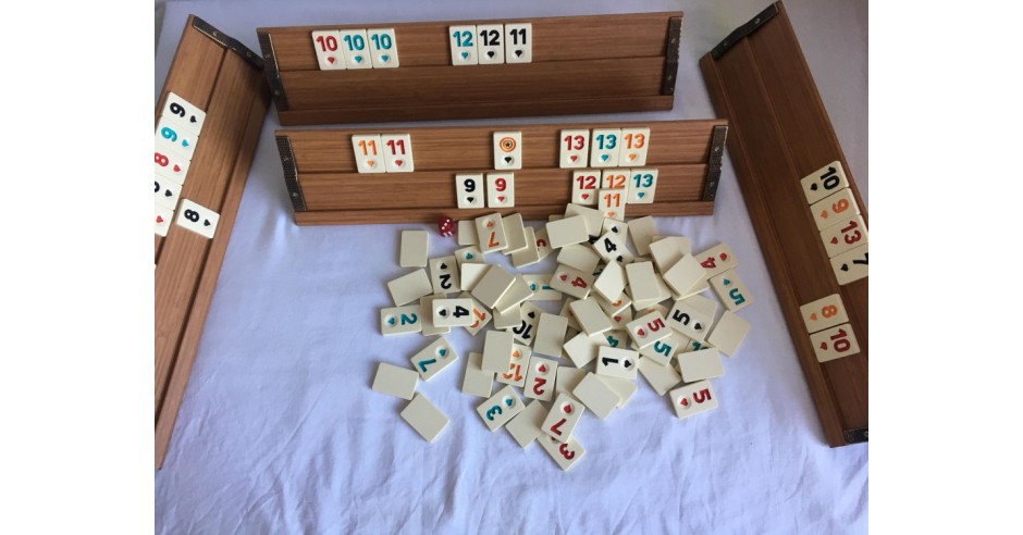 Joc Remi Remy de LUX Star Okey. Table din lemn masiv lăcuit. SIGILAT ...