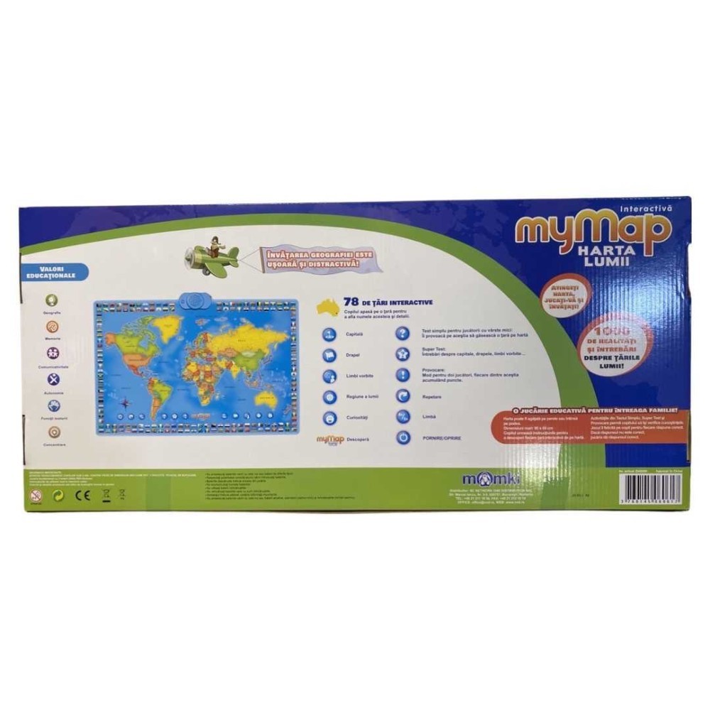 Harta interactiva a lumii | arhiva Okazii.ro