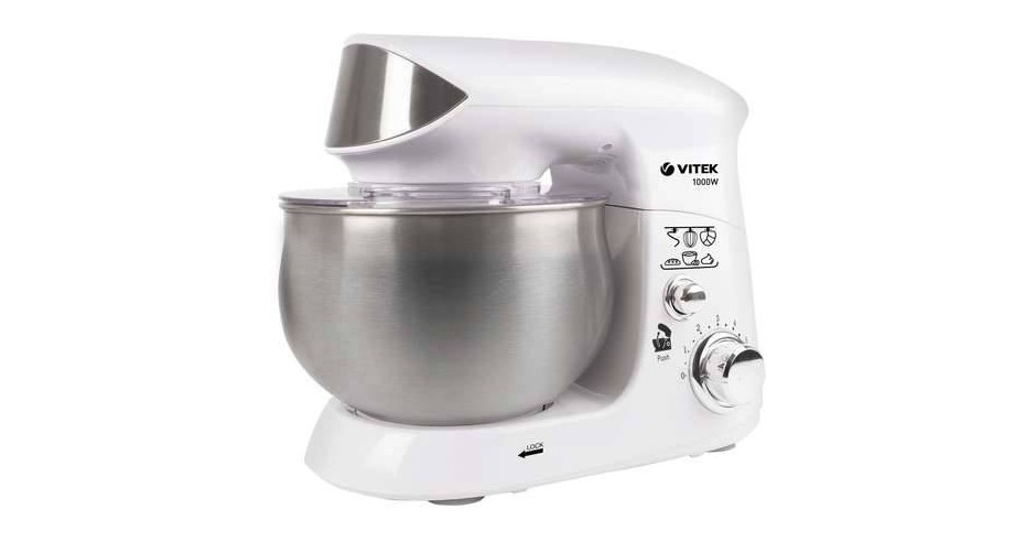 Robot de bucatarie VITEK Resigilat VT-1444 3.5L 6 viteze 1000W Alb | arhiva Okazii.ro