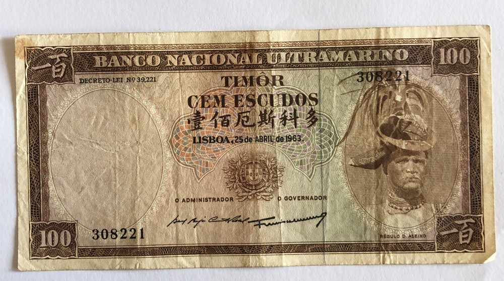 Timor 100 escudos 1963 Regulo D Aleixo | arhiva Okazii.ro