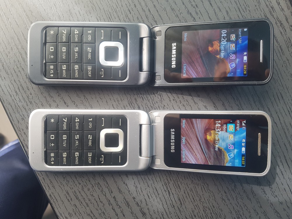 TELEFON CU CLAPETA SAMSUNG C3520 PERFECT FUNCTIONAL SI DECODAT.CITITI ...